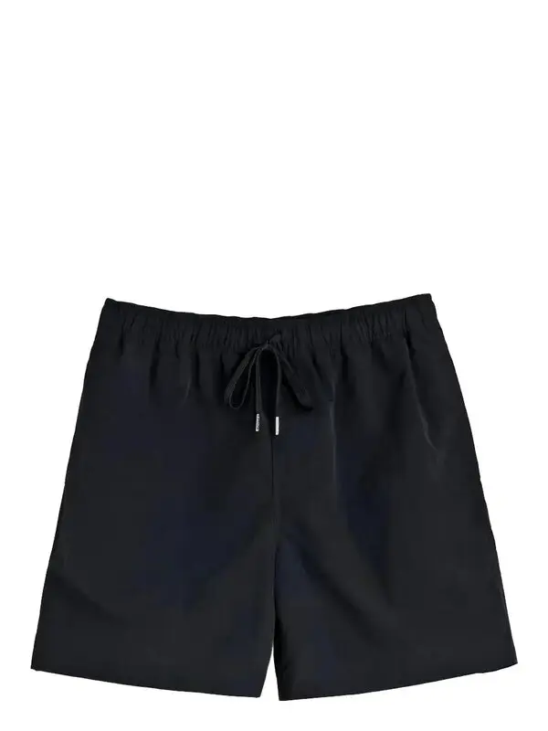 CORRIDOR Drawstring-waist Shorts - Black