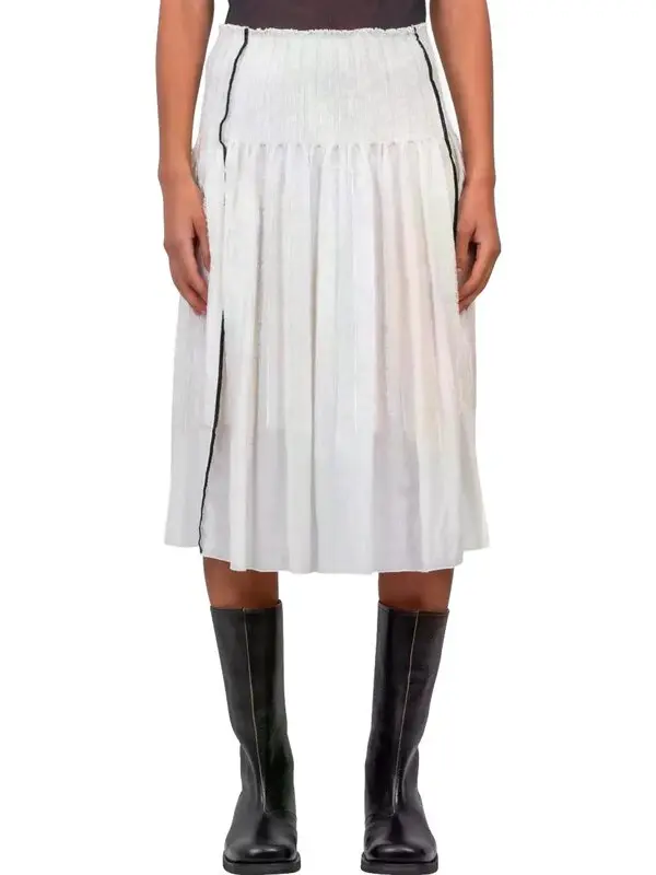 Paloma Wool Lupe Pleated Skirt - White