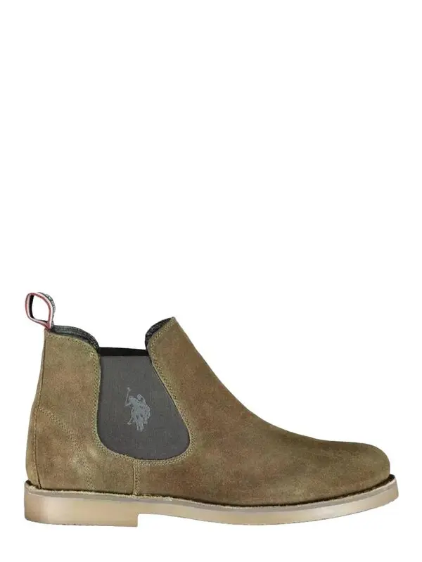 U.s. Polo Assn. Suede Chelsea Boots - Green