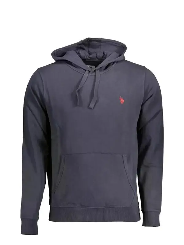 U.s. Polo Assn. Logo-embroidered Hoodie - Blue