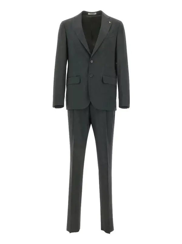 Corneliani Single-breasted Peak-lapel Suit - Green