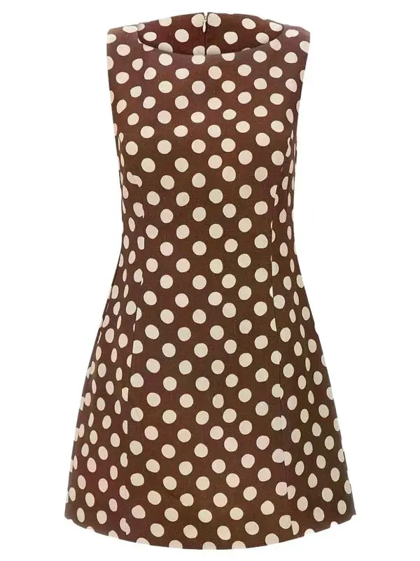 Faithfull The Brand Lydie Mini Dress - Brown