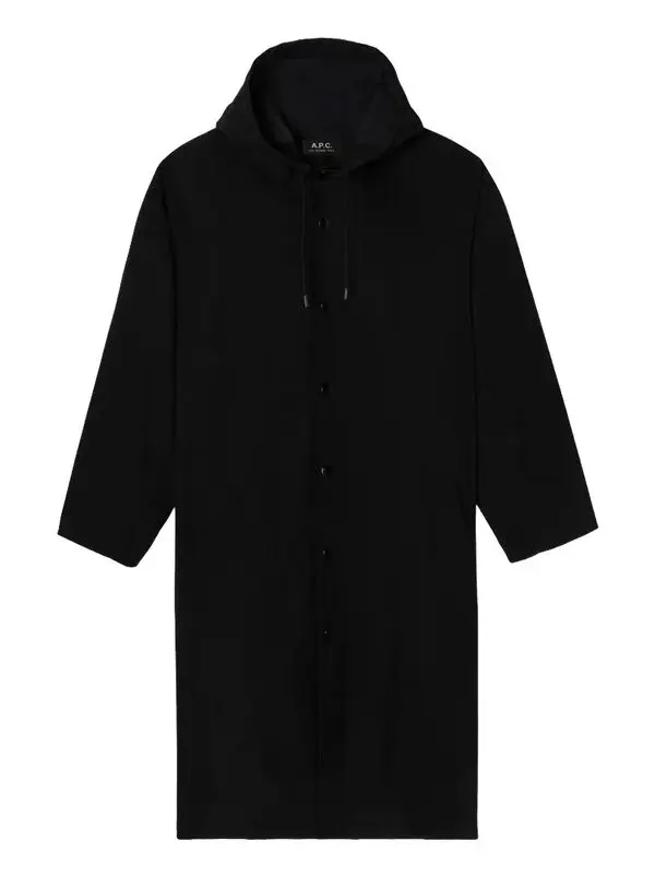 A.p.c. Kim Parka Coat - Black
