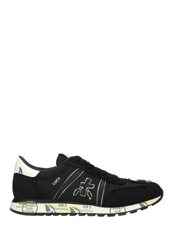 Premiata Lucy Panelled Sneakers - Black