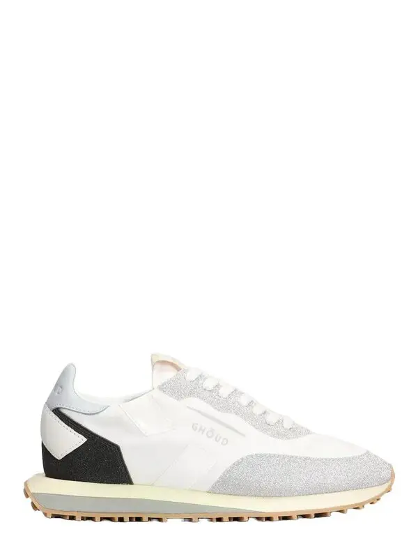 GHOUD VENICE Rush Glitter-embellished Sneakers - White