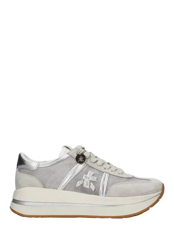 Premiata Bethcoin Panelled Platform Sneakers - Neutrals