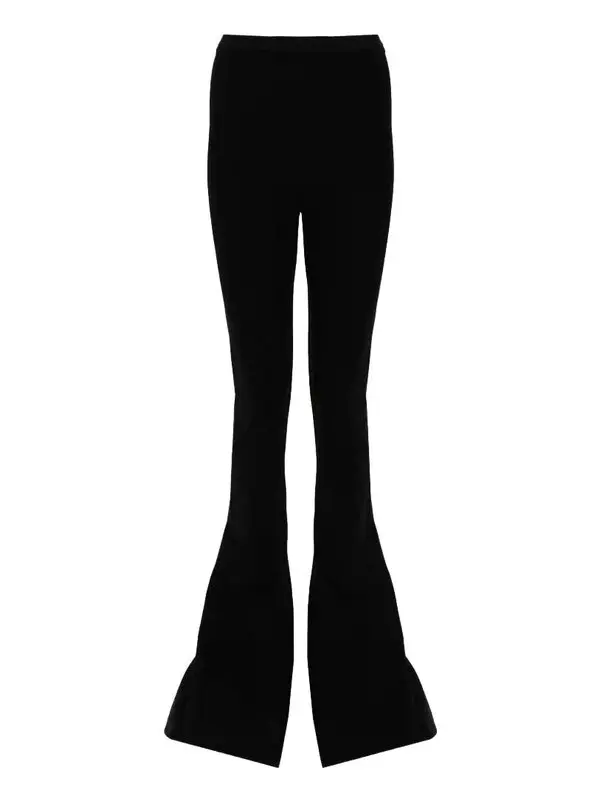 Rick Owens Carmen Flared-hem Trousers - Black