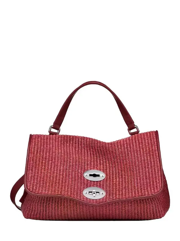 ZANELLATO Postina® Woven Tote Bag - Red