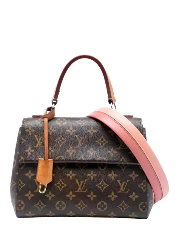 LOUIS VUITTON Monogram Cluny Bb Satchel - Brown