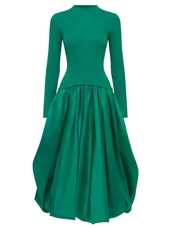Simkhai Kenlie Balloon Dress - Green