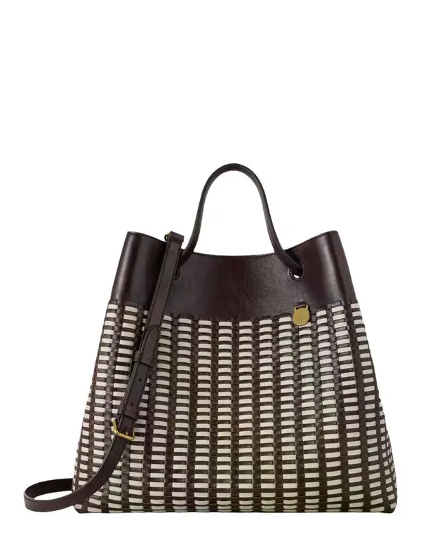 Mulberry Woven-design Leather Tote Bag - Brown