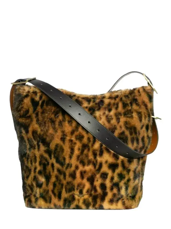 Zadig&Voltaire Jane Leopard-print Bucket Bag - Neutrals