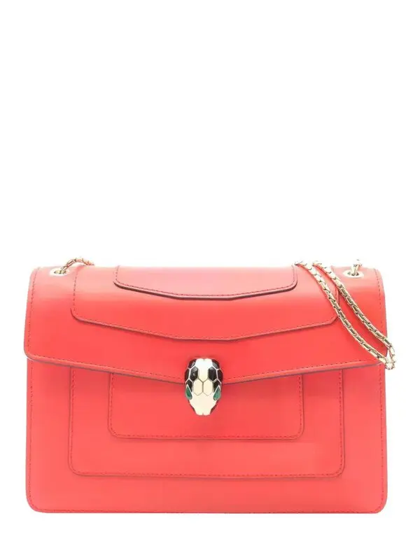 BVLGARI Serpenti Forever Shoulder Bag - Red