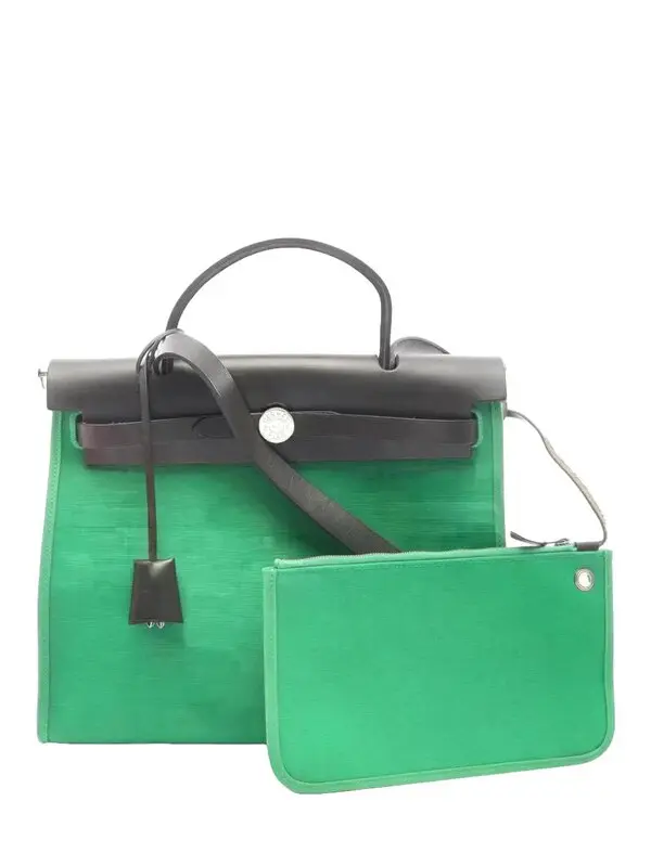 Hermès 2018 Herbag Zip Pm Satchel - Green