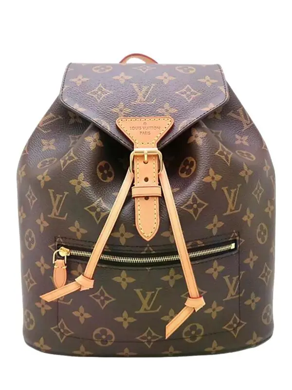 LOUIS VUITTON 2017 Monogram Montsouris Backpack - Brown