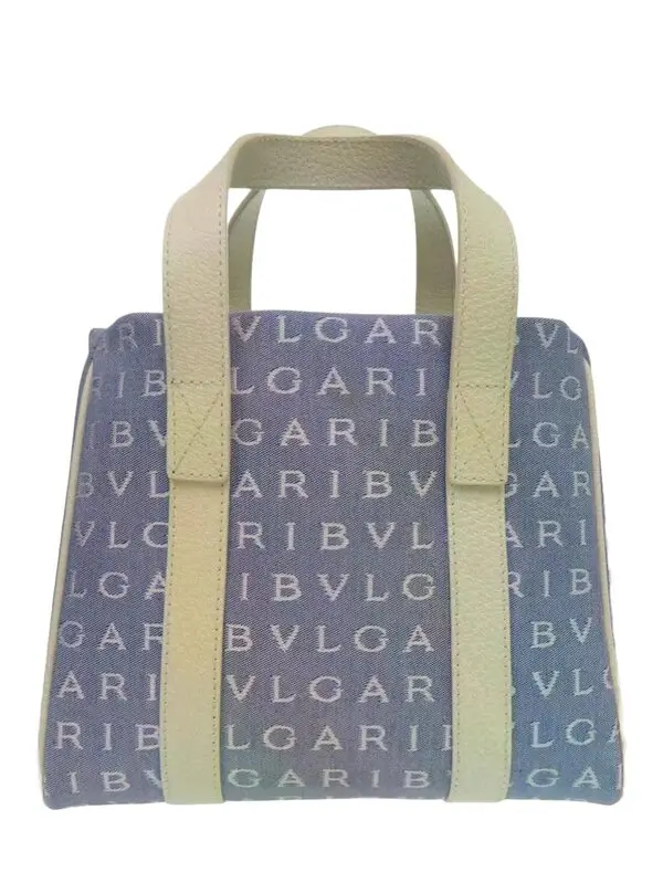 BVLGARI Mini Logomania Tote Bag - Blue