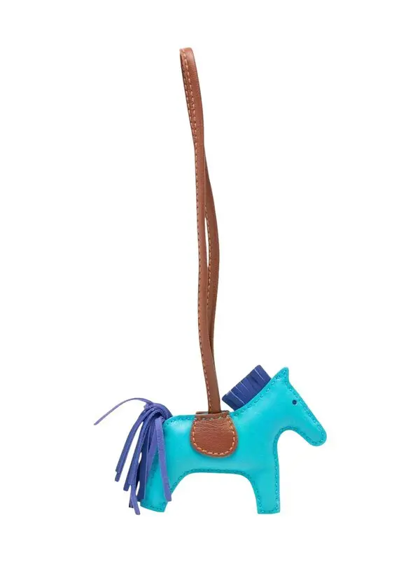 Hermès Grigri Rodeo Bag Charm - Blue