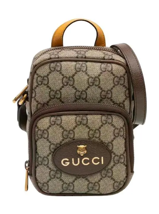 Gucci Mini Gg Supreme Neo Vintage Satchel - Neutrals