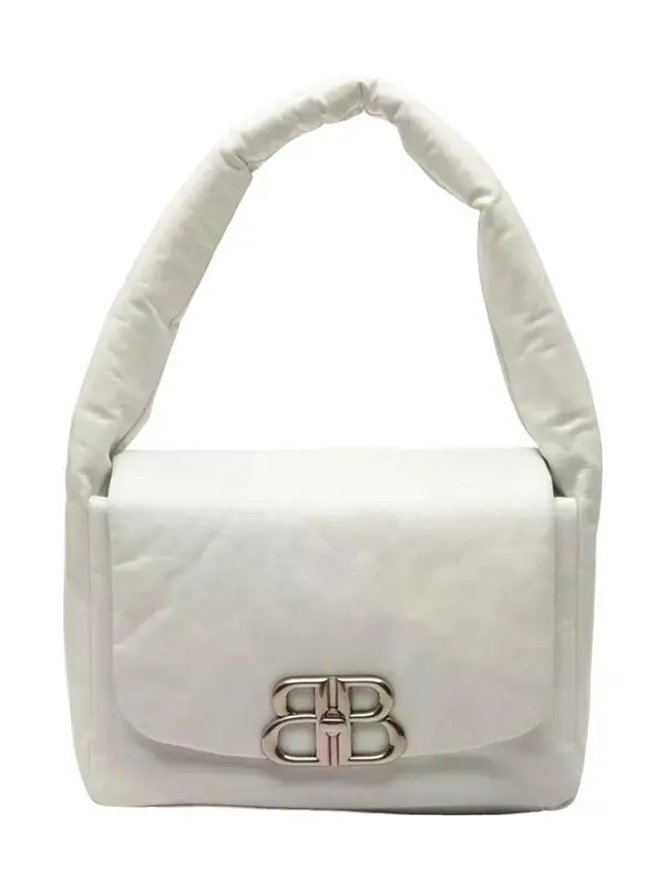 Balenciaga 2011 Small Monaco Sling Shoulder Bag - White