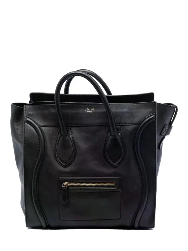 Celine 2009 Large Phantom Luggage Tote Bag - Black