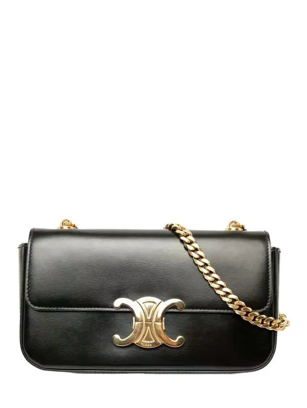 Celine 2022 Claude Chain Shoulder Bag - Black