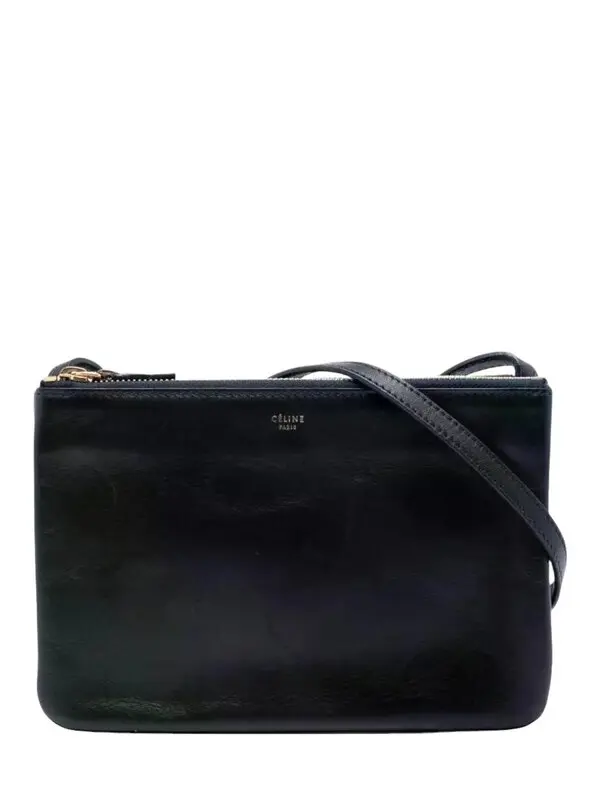 Celine 2018 Small Lambskin Trio Crossbody Bag - Blue