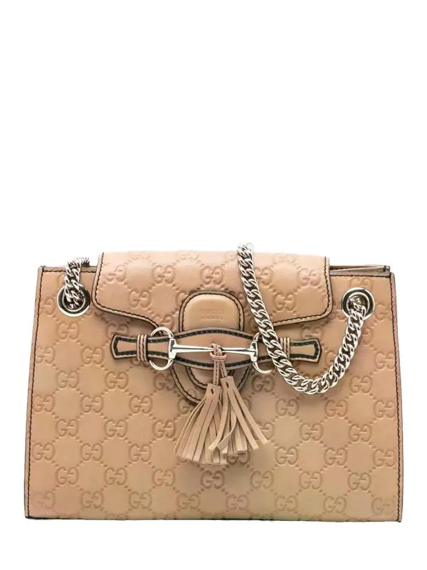 Gucci Small Sissima Emily Shoulder Bag - Neutrals