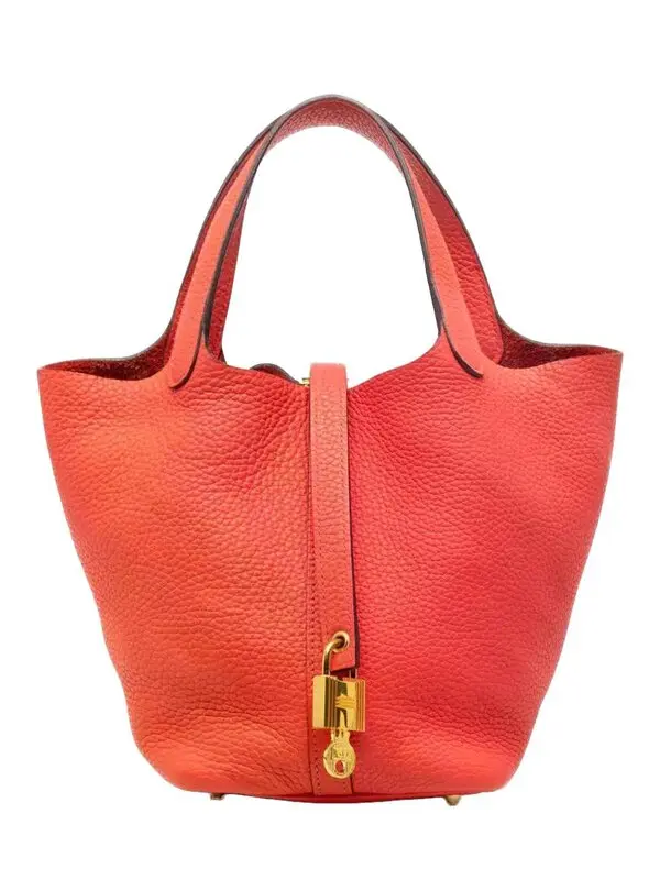 Hermès Picotin Lock 18 Handbag - Red