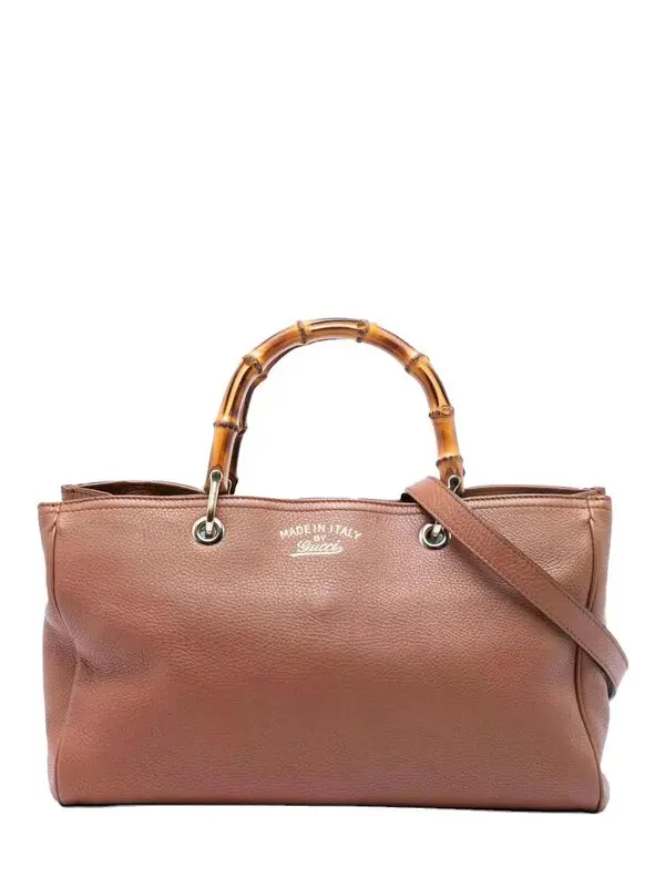 Gucci Bamboo Shopper Satchel - Brown