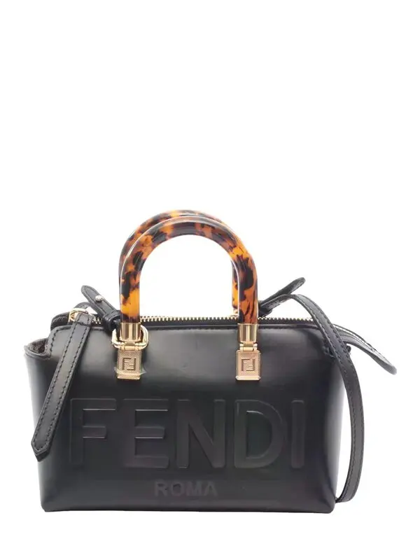 Fendi Mini Leather The Way Roma Satchel - Black