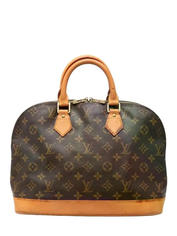 LOUIS VUITTON 1997 Monogram Alma Pm Handbag - Brown