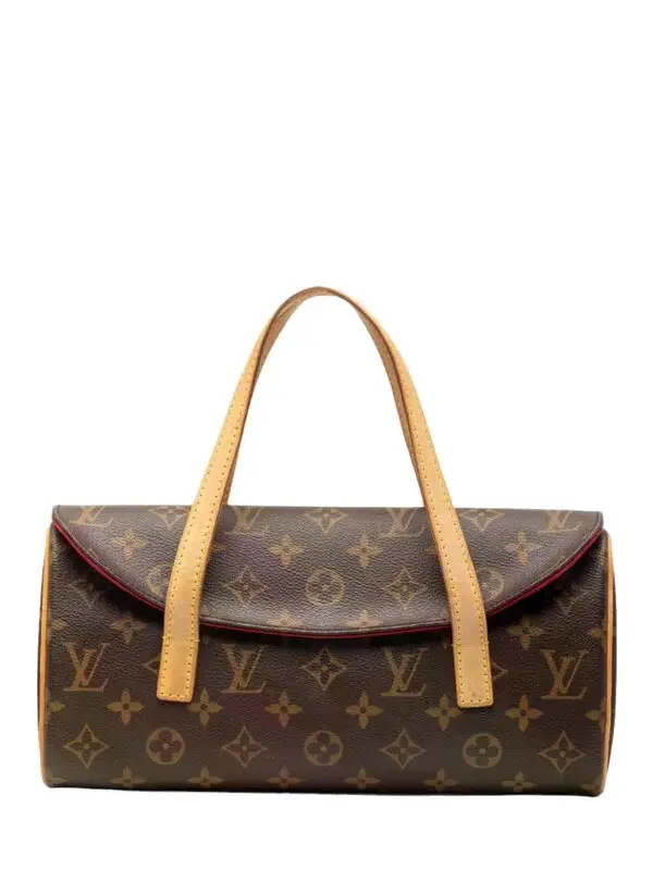 LOUIS VUITTON 2003 Monogram Sonatine Handbag - Brown