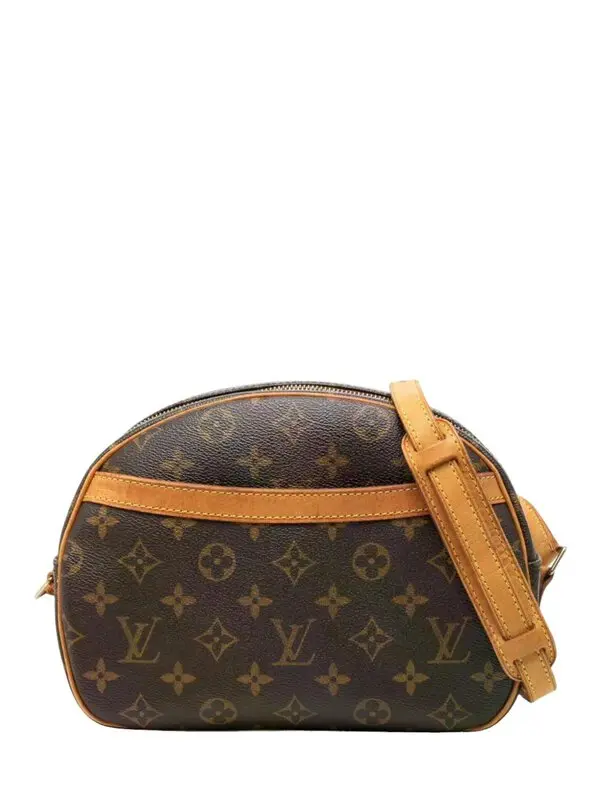 LOUIS VUITTON 2005 Monogram Blois Crossbody Bag - Brown