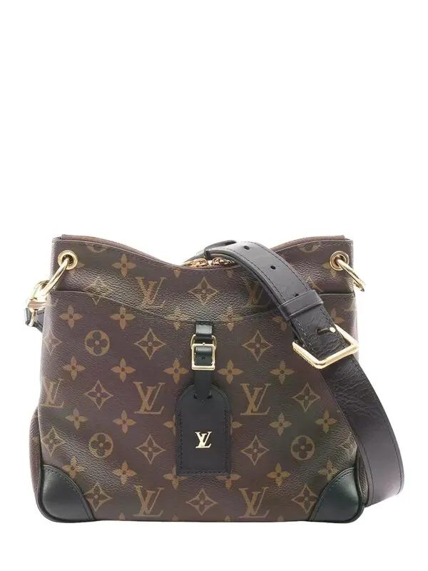 LOUIS VUITTON Monogram Odeon Pm Crossbody Bag - Brown