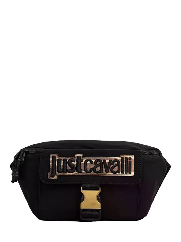 Just Cavalli Logo-buckle Belt Bag - Black