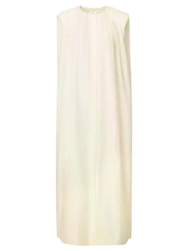 Loulou De Saison Button-fastening Midi Dress - Neutrals