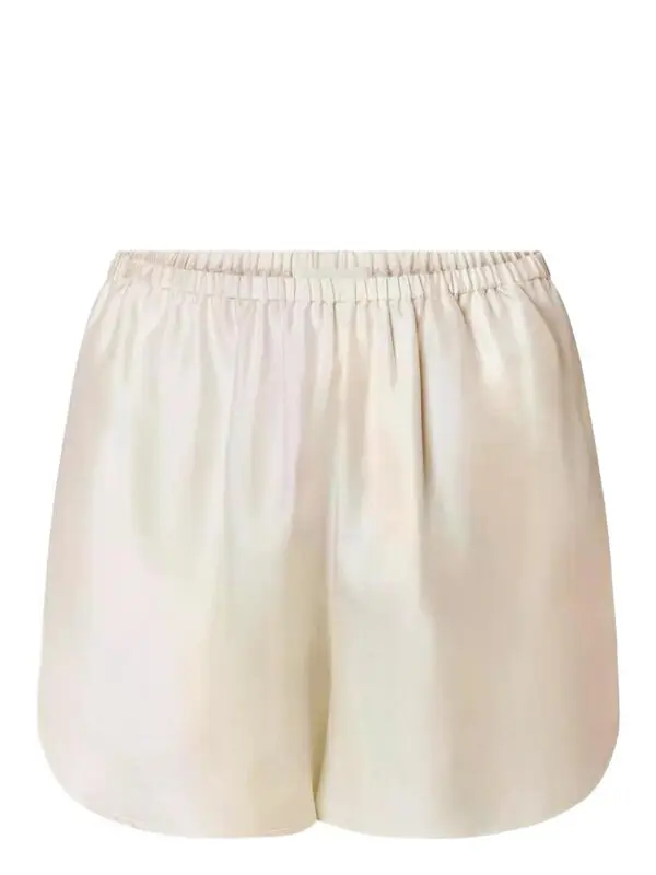 Loulou De Saison Elastic-waist Shorts - Neutrals