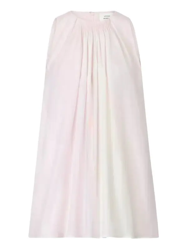 Loulou De Saison Liao Flaring Gathered Blouse - Pink