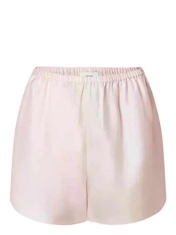 Loulou De Saison Elastic-waist Shorts - Pink