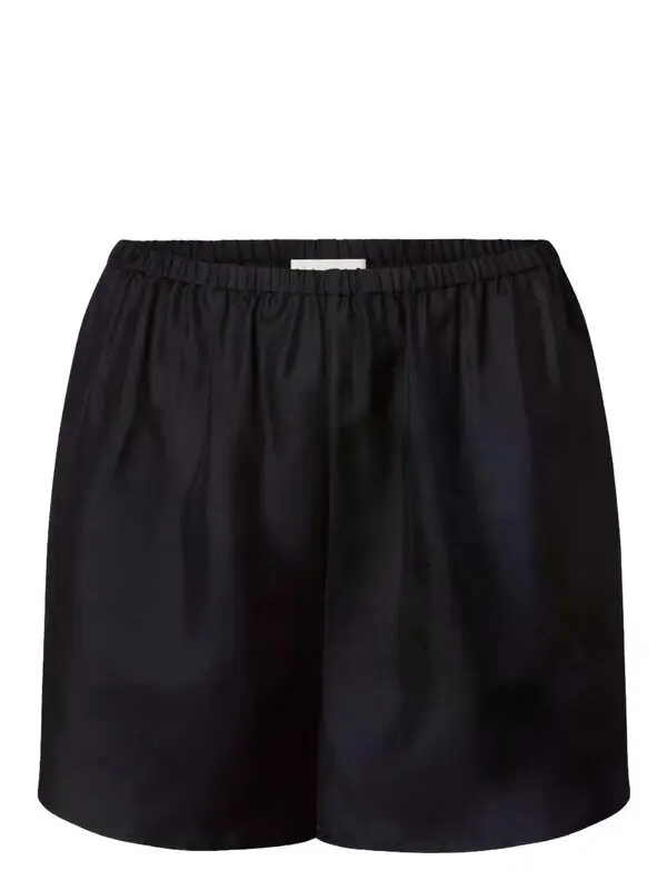 Loulou De Saison Elastic-waist Shorts - Black