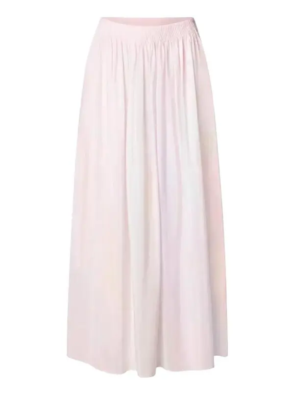 Loulou De Saison Naya Gathered Flared Long Skirt - Pink