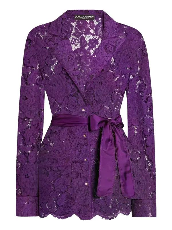 Dolce & Gabbana Dna Vanity Blazer - Purple