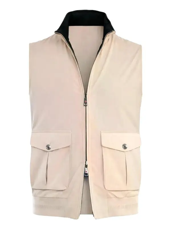 Kiton Kired Reversible Gilet - Neutrals