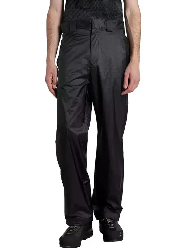 ROA Avy Logo-embroidered Ripstop Trousers - Black