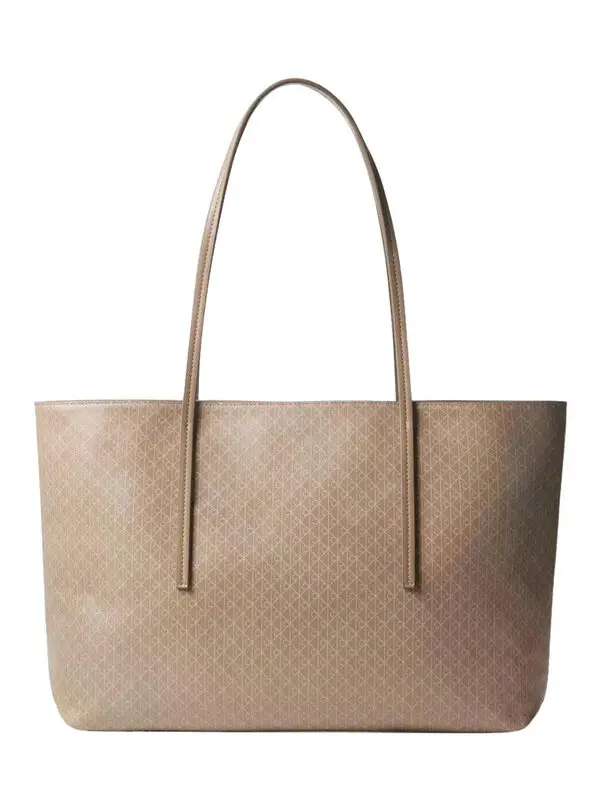 Calvin Klein Monogram-pattern Tote Bag - Neutrals