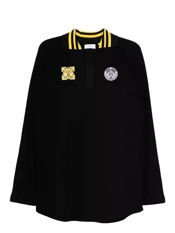 Off-White Sporty Polo Sweat Dress - Black