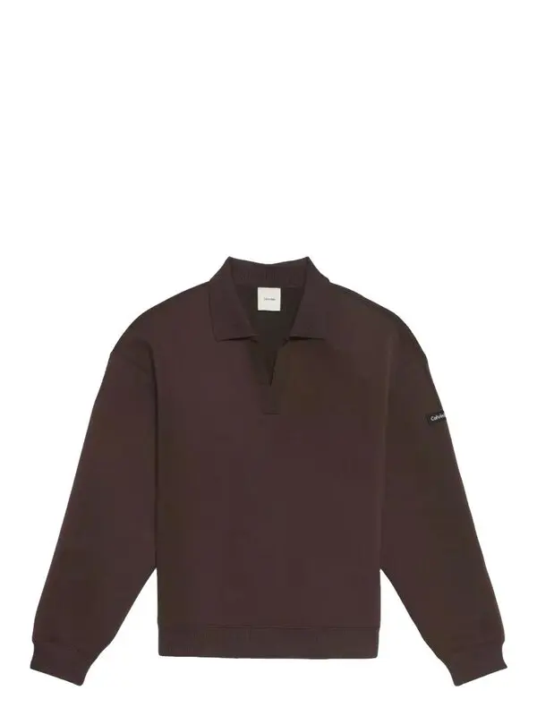 Calvin Klein Relaxed-fit V-neck Sweater - Brown