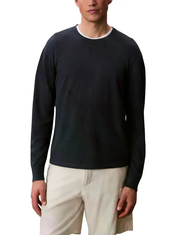 Calvin Klein Merino Wool Jumper - Blue