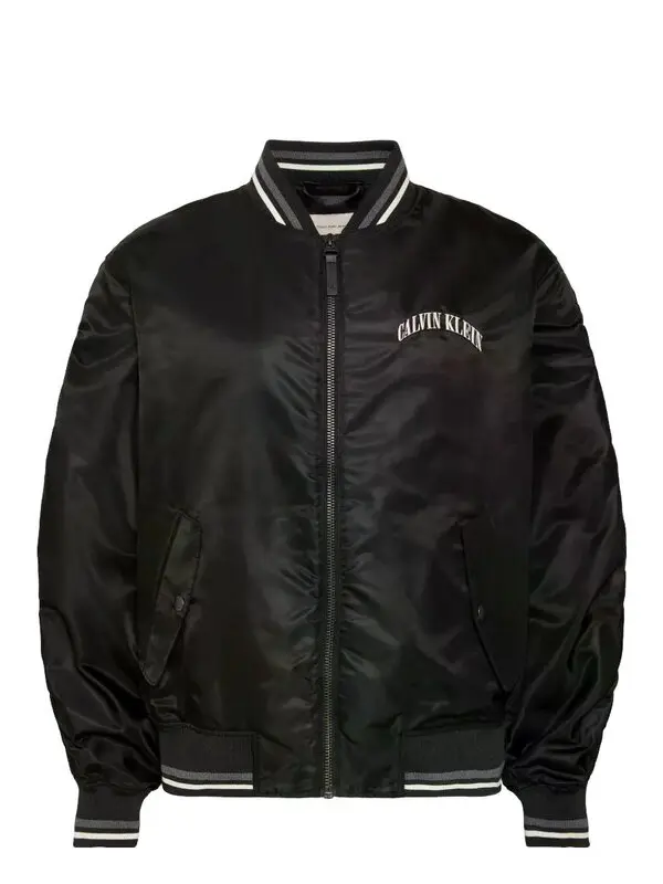 Calvin Klein Heritage Classic Bomber Jacket - Black