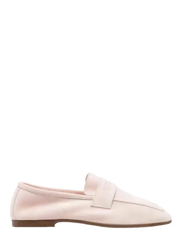 SOPHIQUE Square-toe Penny-slot Loafers - Pink
